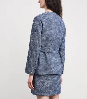 Maje Cotton-blend Tweed Jacket