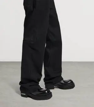 Balenciaga Leather Venom Derby Shoes