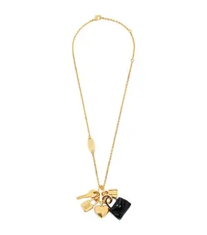 Balenciaga Carousel Rodeo Collector Charm Necklace - Silver