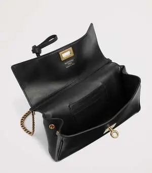 Balenciaga Leather Rodeo Chain Wallet
