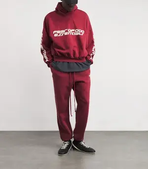 Fear Of God Oversized Logo Hoodie