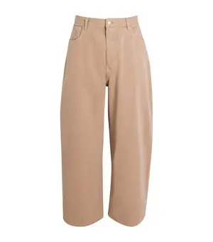 Studio Nicholson Paolo Barrel Jeans - Brown