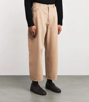 Studio Nicholson Paolo Barrel Jeans - Brown