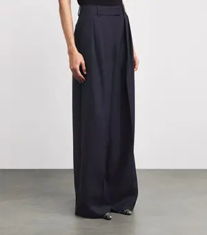 ANINE BING Lou Wide-leg Trousers