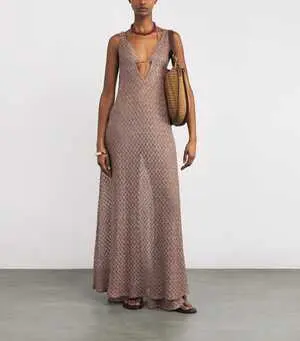 Missoni Crochet Sleeveless Maxi Dress