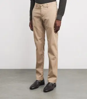 Jacob Cohen Bobby Slim Chinos - Brown