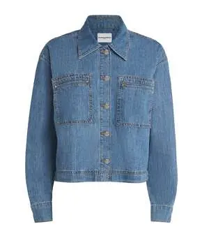 Claudie Pierlot Denim Trucker Jacket