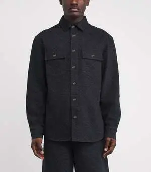 Casablanca Denim Laser Monogram Shirt