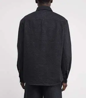 Casablanca Denim Laser Monogram Shirt