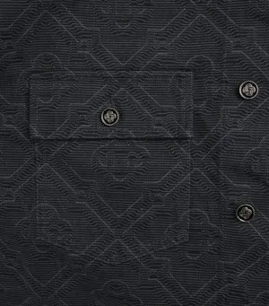 Casablanca Denim Laser Monogram Shirt