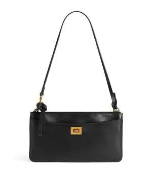 Balenciaga Calfskin Rodeo Pouch - Black