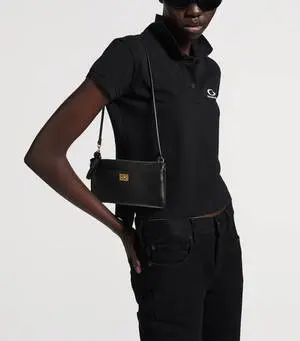 Balenciaga Calfskin Rodeo Pouch - Black