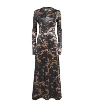 Nanushka Stretch-velvet Jynx Midi Dress