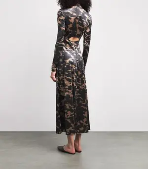 Nanushka Stretch-velvet Jynx Midi Dress