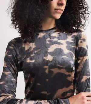 Nanushka Stretch-velvet Jynx Midi Dress