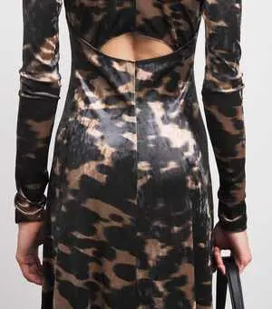 Nanushka Stretch-velvet Jynx Midi Dress
