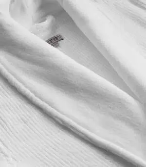 HAMAM Organic Cotton Raya Bathrobe - White