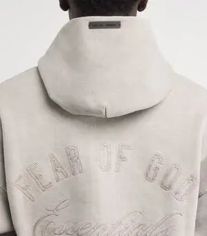 Fear Of God Cotton Script Logo Hoodie