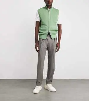 Rlx Ralph Lauren Wool-blend Slim Trousers