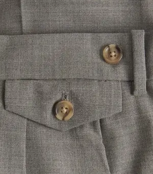 Rlx Ralph Lauren Wool-blend Slim Trousers