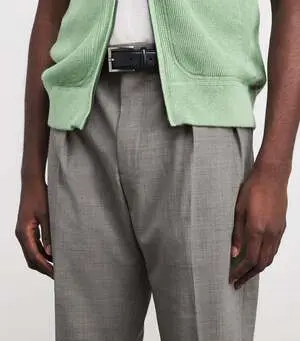 Rlx Ralph Lauren Wool-blend Slim Trousers