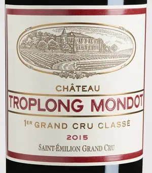 CHÂTEAU TROPLONG MONDOT 2015 Bordeaux, France