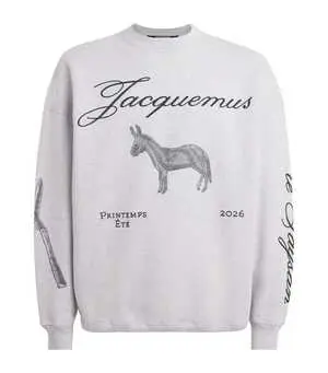 Jacquemus Off The Shoulder Sweatshirts Hoodies For Men