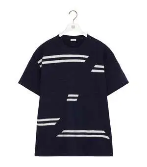 Loewe Wool-blend Oversized T-shirt - Navy