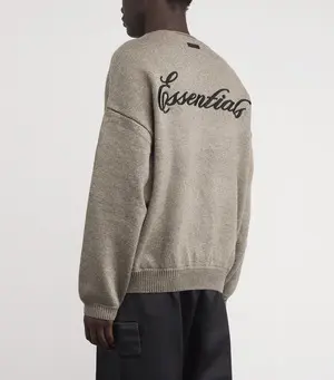 Fear Of God Waffle-knit Script Sweater