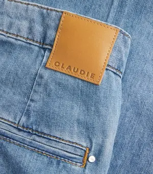 Claudie Pierlot Button-up Paneled Wide-leg Jeans