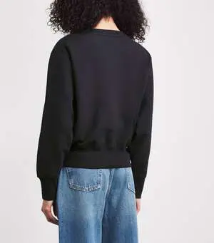 ANINE BING Shrunken Harry Sweatshirt - Black