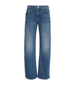 MOTHER The Lasso Sneak Barrel-leg Jeans - Blue