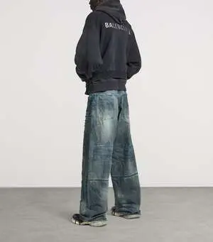 Balenciaga Layered Logo Hoodie