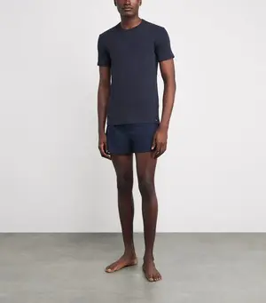 TOM FORD Stretch-cotton T-shirt - Blue
