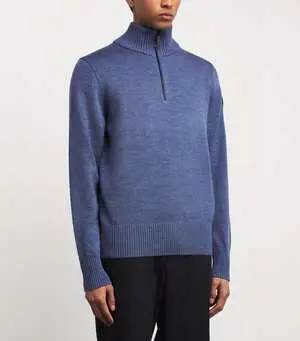 Canada Goose Rosseau Quarter-zip Sweater - Blue