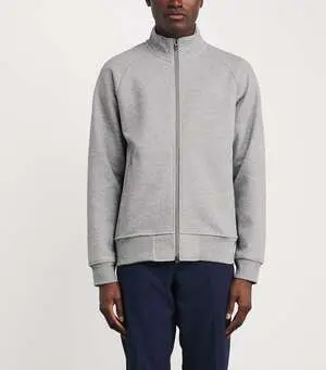Rlx Ralph Lauren Double-knit Zip-up Jacket - Grey