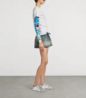 Balenciaga Double-sleeved Logo T-shirt