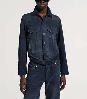 Balenciaga Distressed Denim Jacket