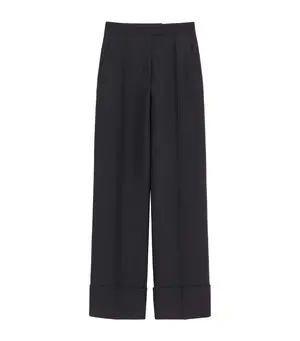 Valentino Garavani Virgin Wool-silk Trousers