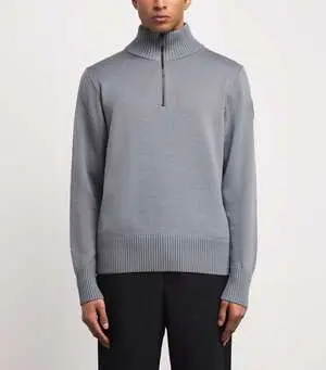 Canada Goose Rosseau Quarter-zip Sweater - Grey