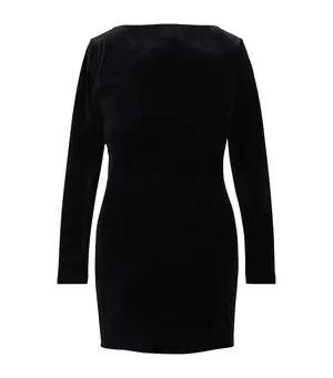 Balenciaga Velvet Mini Dress