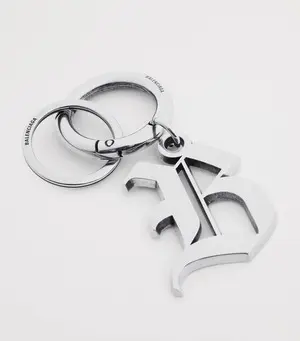 Balenciaga Melrose B Keychain - Neutral