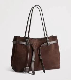 Balenciaga Bel Air Tote Bag - Brown