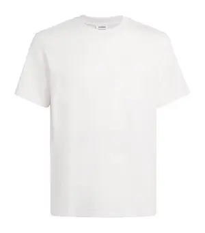 Sandro Organic Cotton Logo T-shirt - Beige