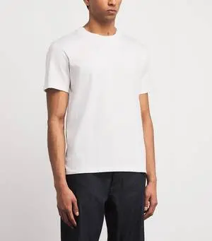 Sandro Organic Cotton Logo T-shirt - Beige