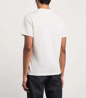 Sandro Organic Cotton Logo T-shirt - Beige