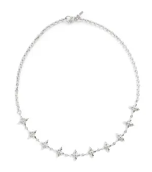 Emanuele Bicocchi Sterling Cross Chain Necklace - Silver