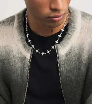 Emanuele Bicocchi Sterling Cross Chain Necklace