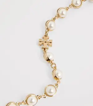 Tory Burch Pearl And Gold-tone Necklace