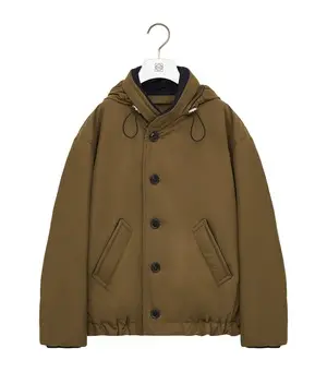 Loewe Wool-cotton Blend Padded Jacket